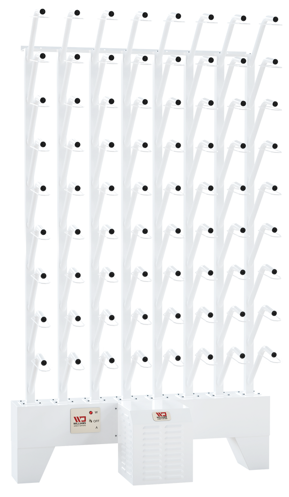 W36CJ | Wall mounted 36 pr cleat dryer (72 cleats TOTAL) – Direct Dryers